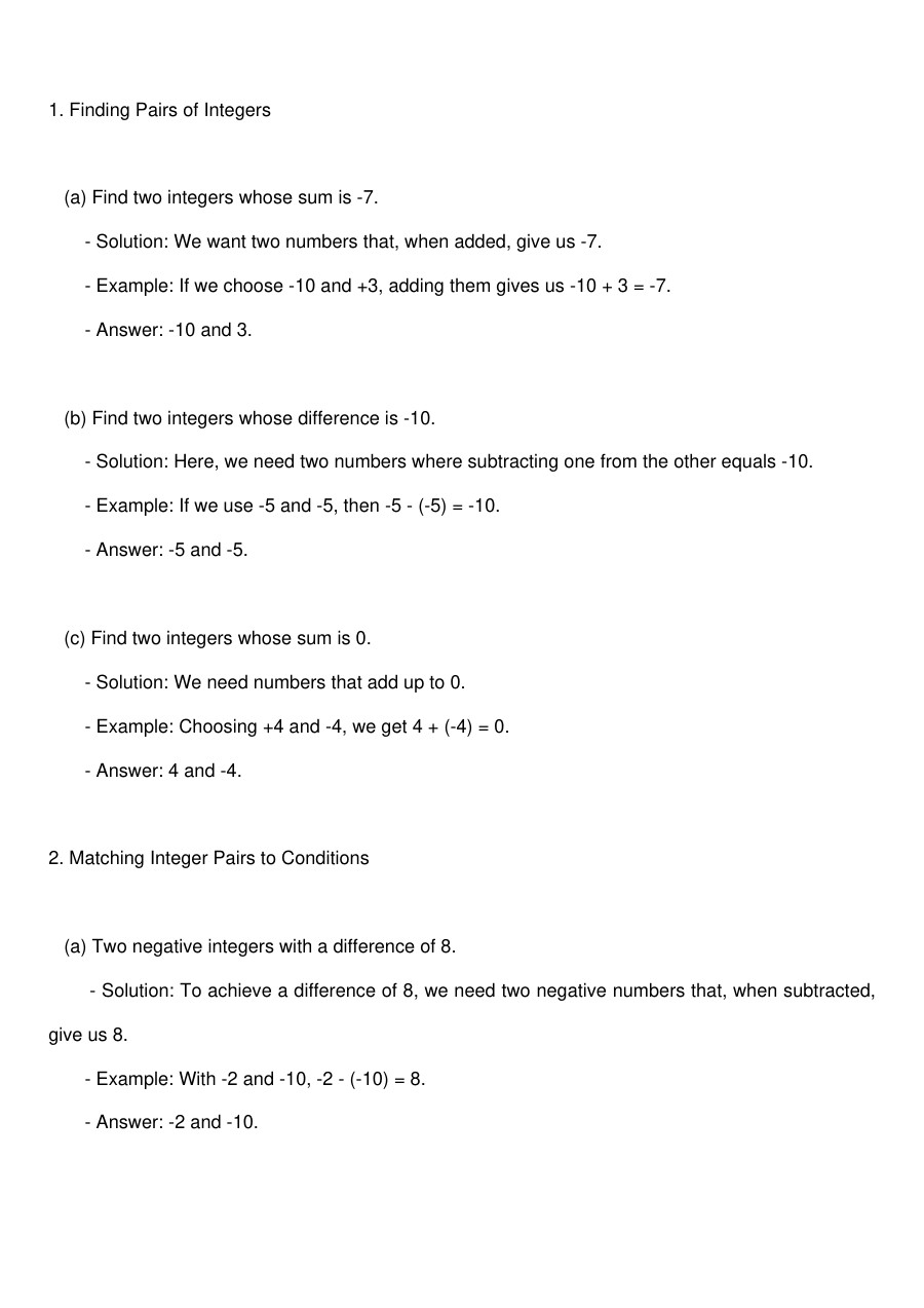 Study Notes for Mathematics - Download Free Study Notes - LearnPick