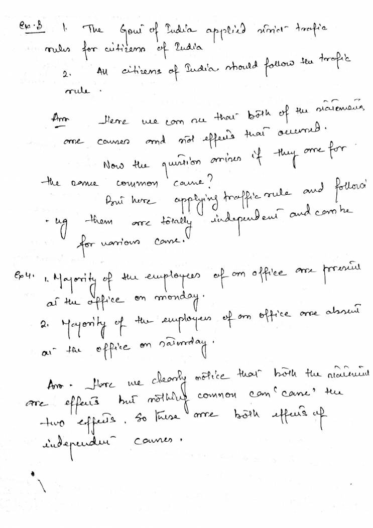 Statement Cause And Effect - Notes - LearnPick India