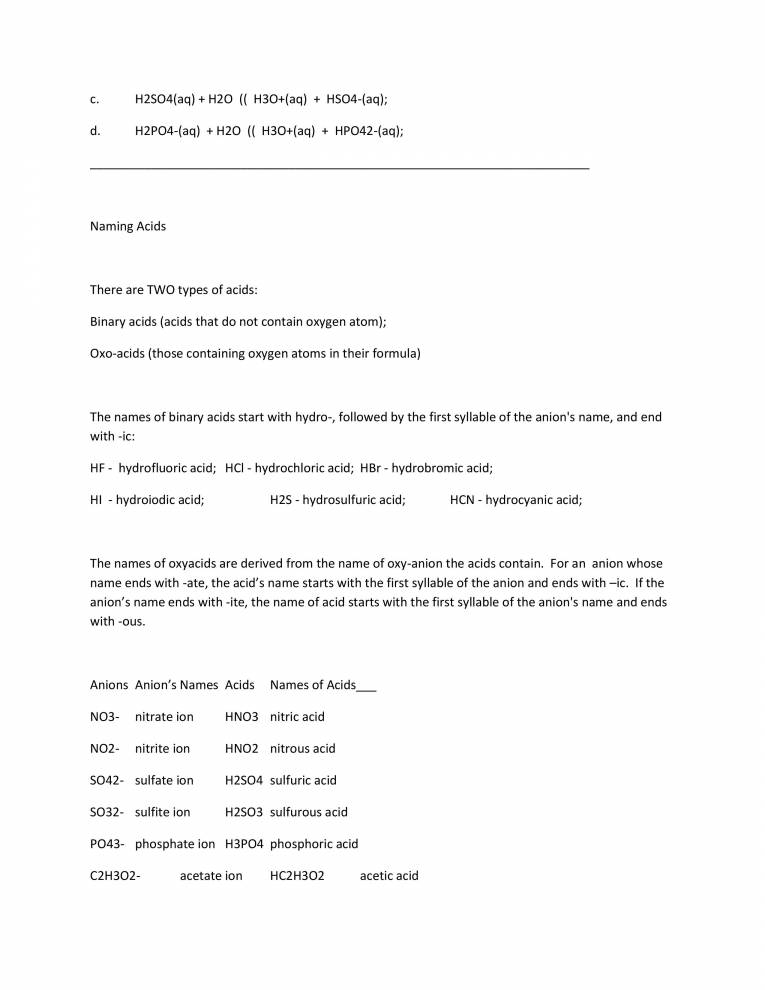 Acid, Base And Salt - Notes - LearnPick India