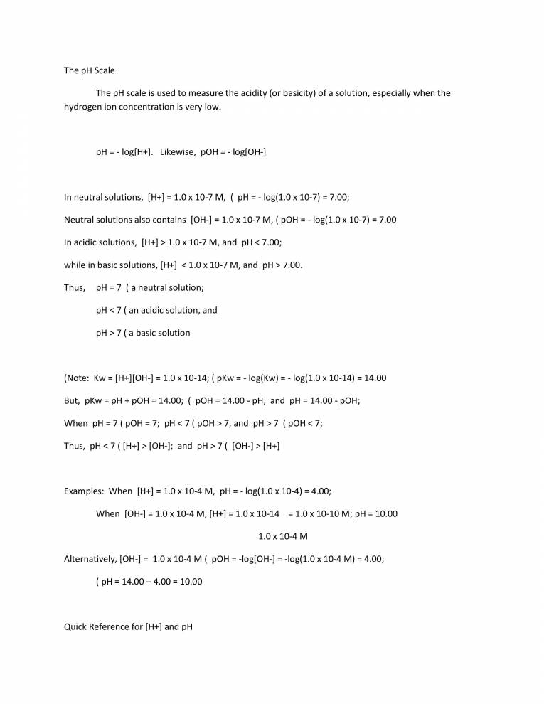 Acid, Base And Salt - Notes - LearnPick India