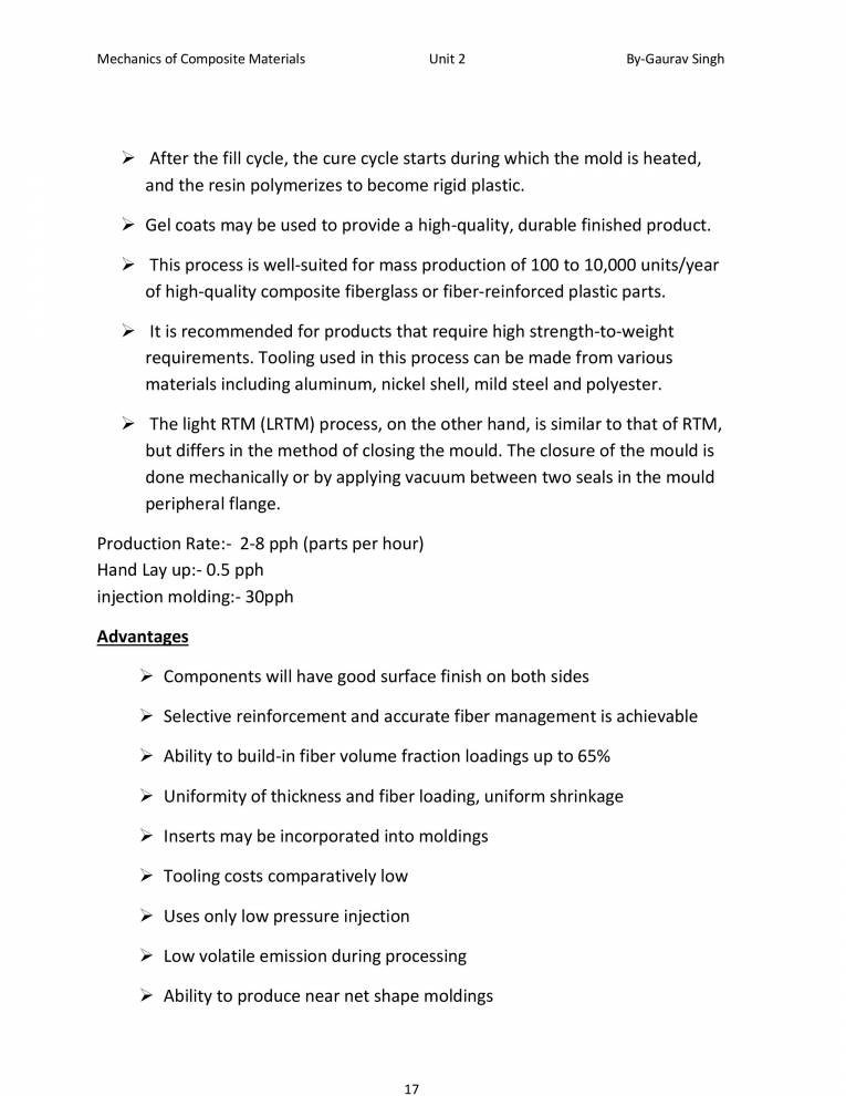 Mechanics Of Composite Materials - Notes - LearnPick India