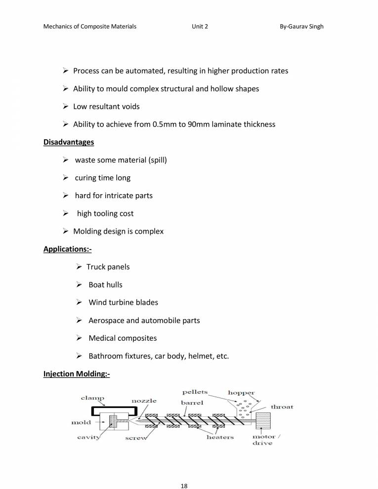 Mechanics Of Composite Materials - Notes - LearnPick India