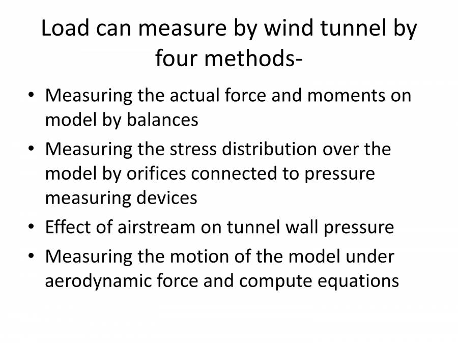 Force Measurement Using Wind Tunnel Balance - Notes - LearnPick India