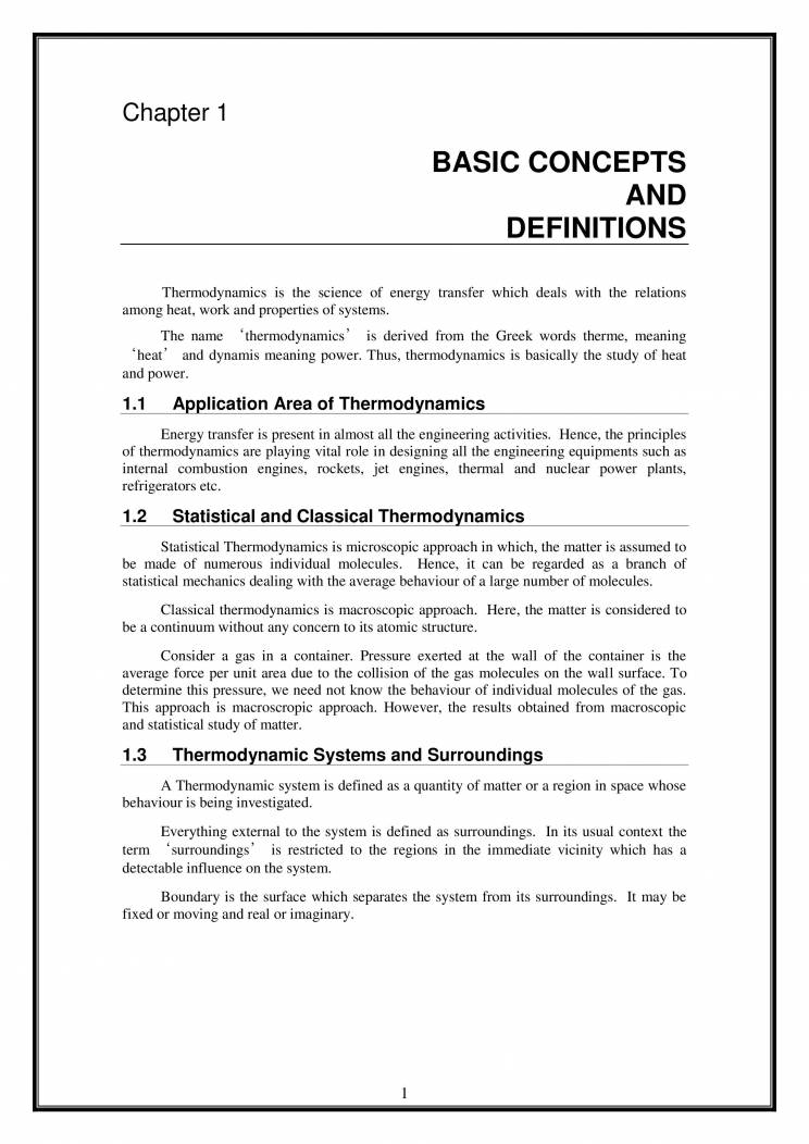 Thermodynamics - Notes - LearnPick India