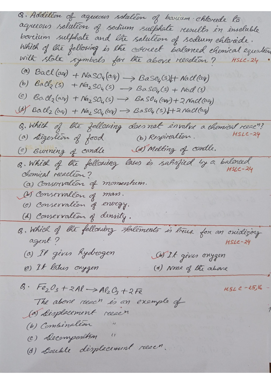 Study Notes for Science - Download Free Study Notes - LearnPick