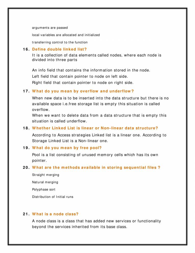 Operating System Interview Questions - Notes - LearnPick India