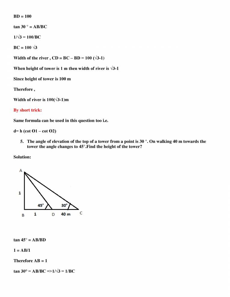 All In One Maths Formula At Your Finger Tips - Notes - LearnPick India
