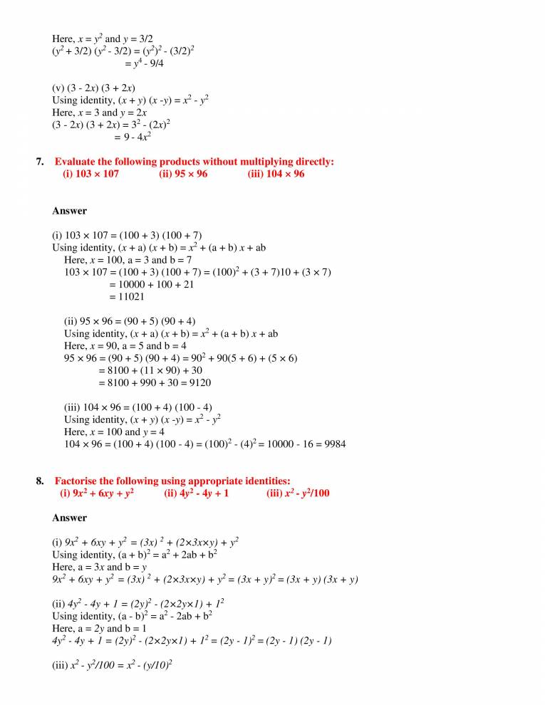 (CLASS 9)Polynomial -2 , Coordinate Geometry, Linear Equation In Two ...