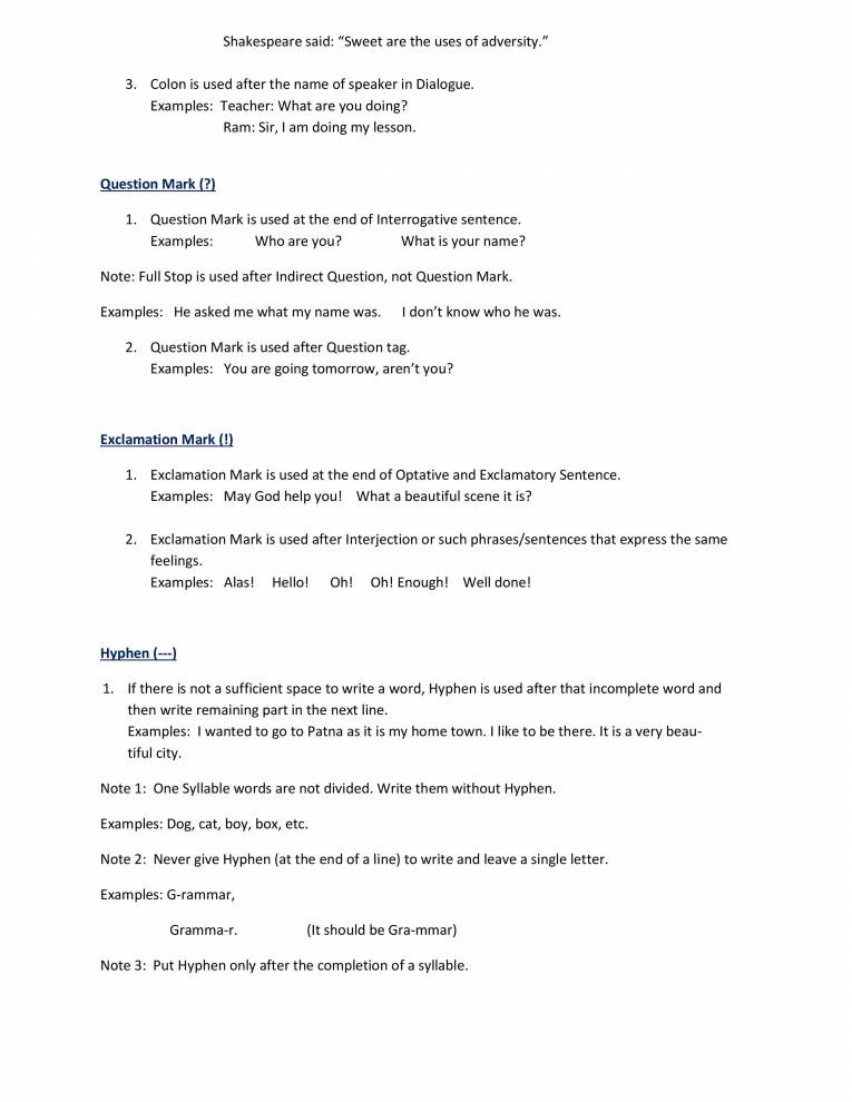 Grammar Notes - Notes - LearnPick India