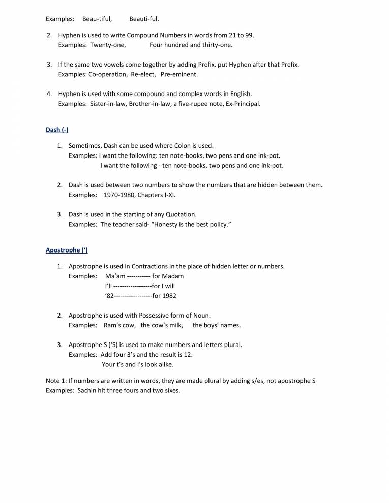 Grammar Notes - Notes - LearnPick India