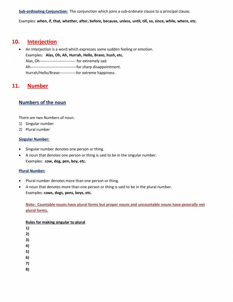 Grammar Notes - Notes - LearnPick India
