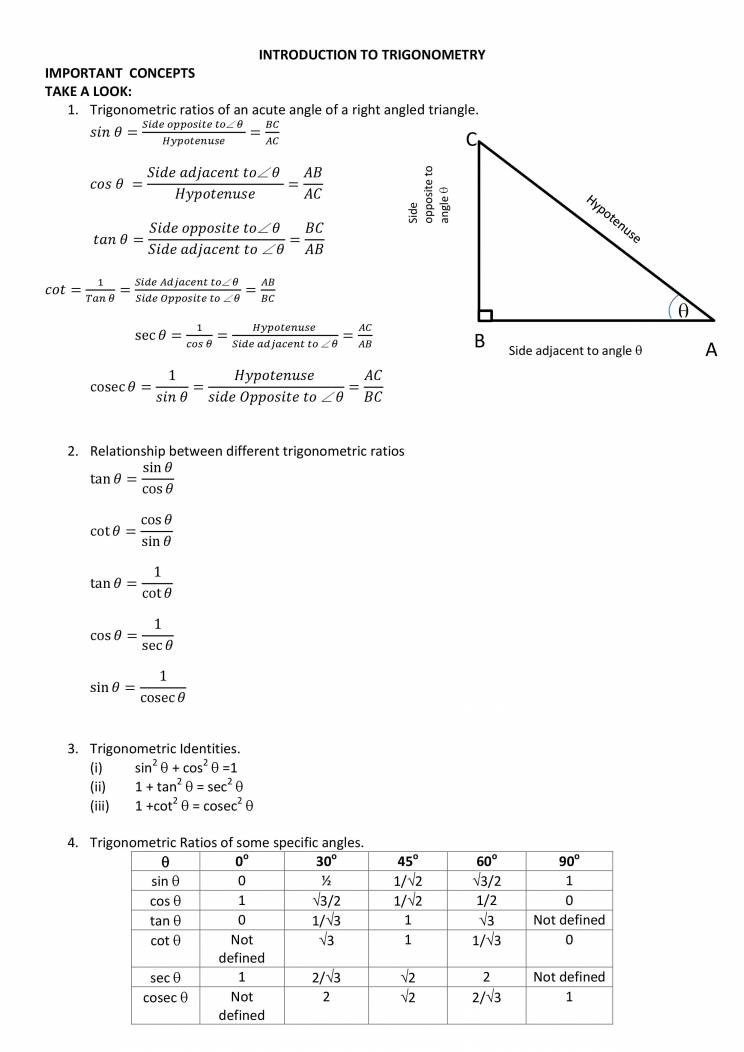 Class - 8 Mathematics Notes - Notes - LearnPick India