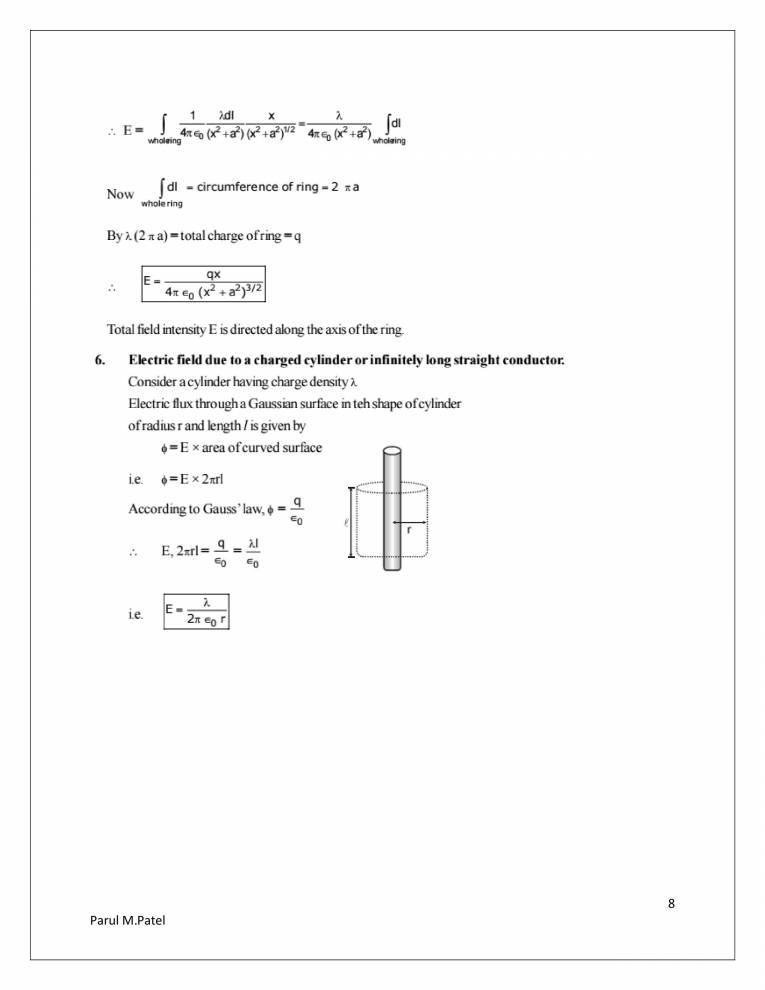 Electrostatics - Notes - LearnPick India