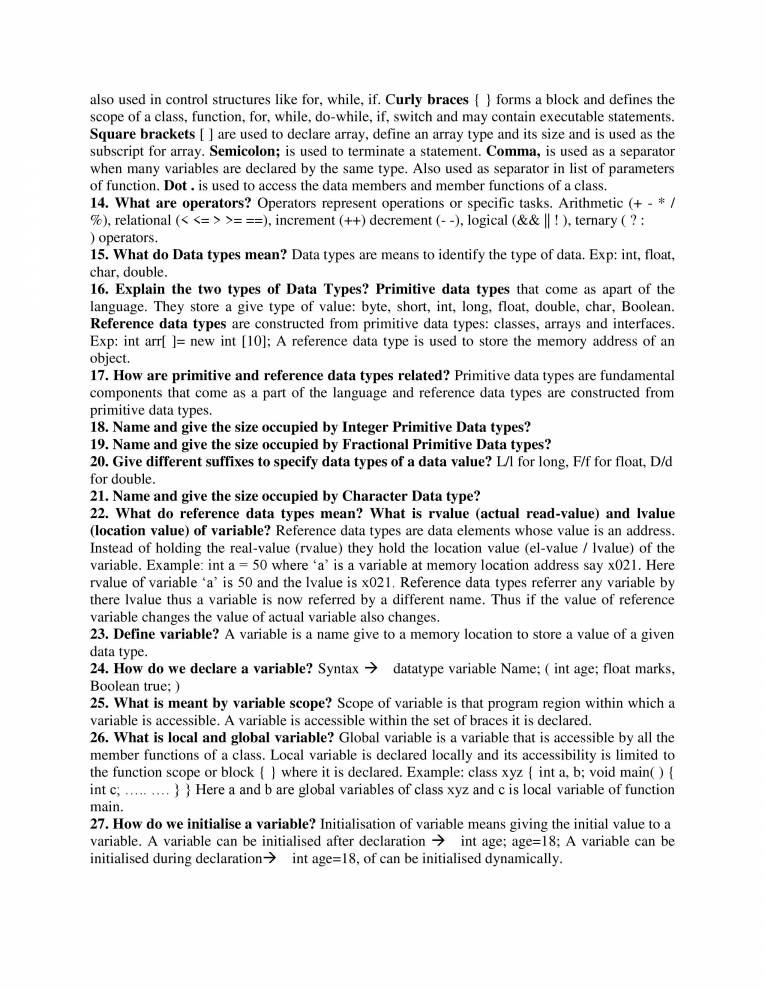 Computer Application - Notes - LearnPick India