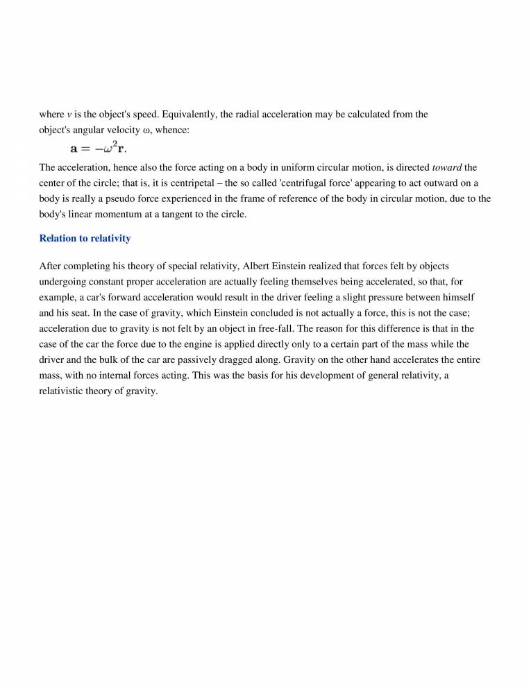 Acceleration - Notes - LearnPick India