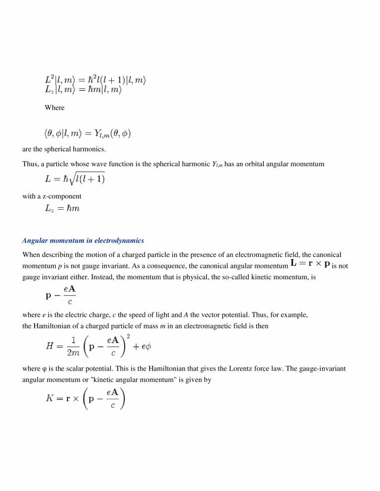 Angular Momentum - Notes - LearnPick India
