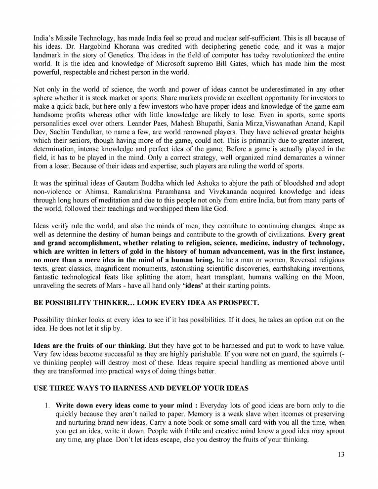 Personality Development - Notes - LearnPick India