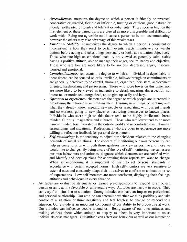 Personality Development - Notes - LearnPick India