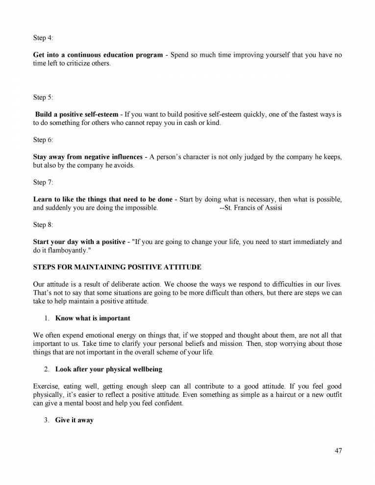 Personality Development - Notes - LearnPick India