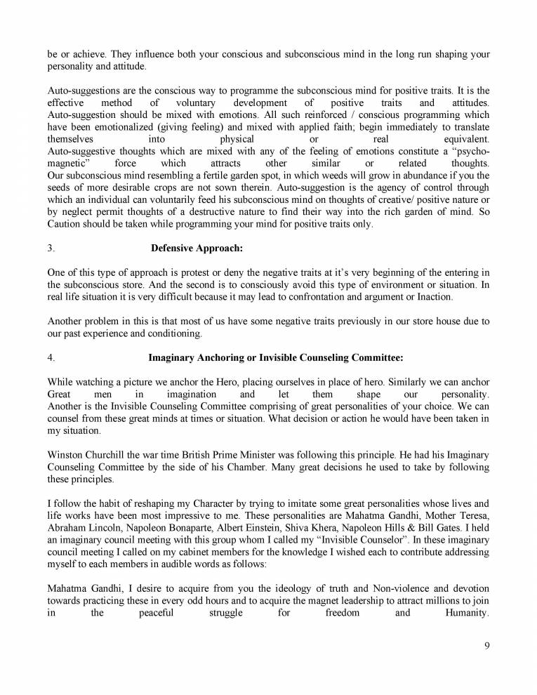 Personality Development - Notes - LearnPick India