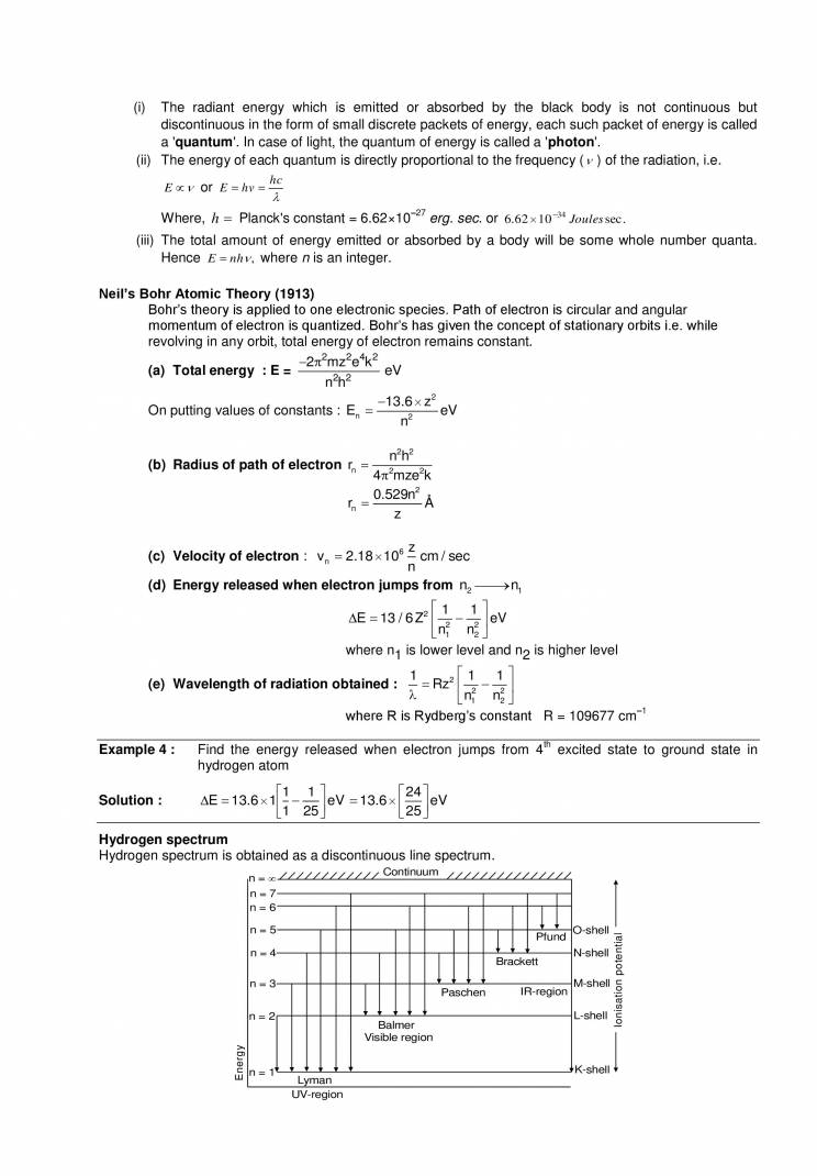 Atomic Structure - Notes - LearnPick India