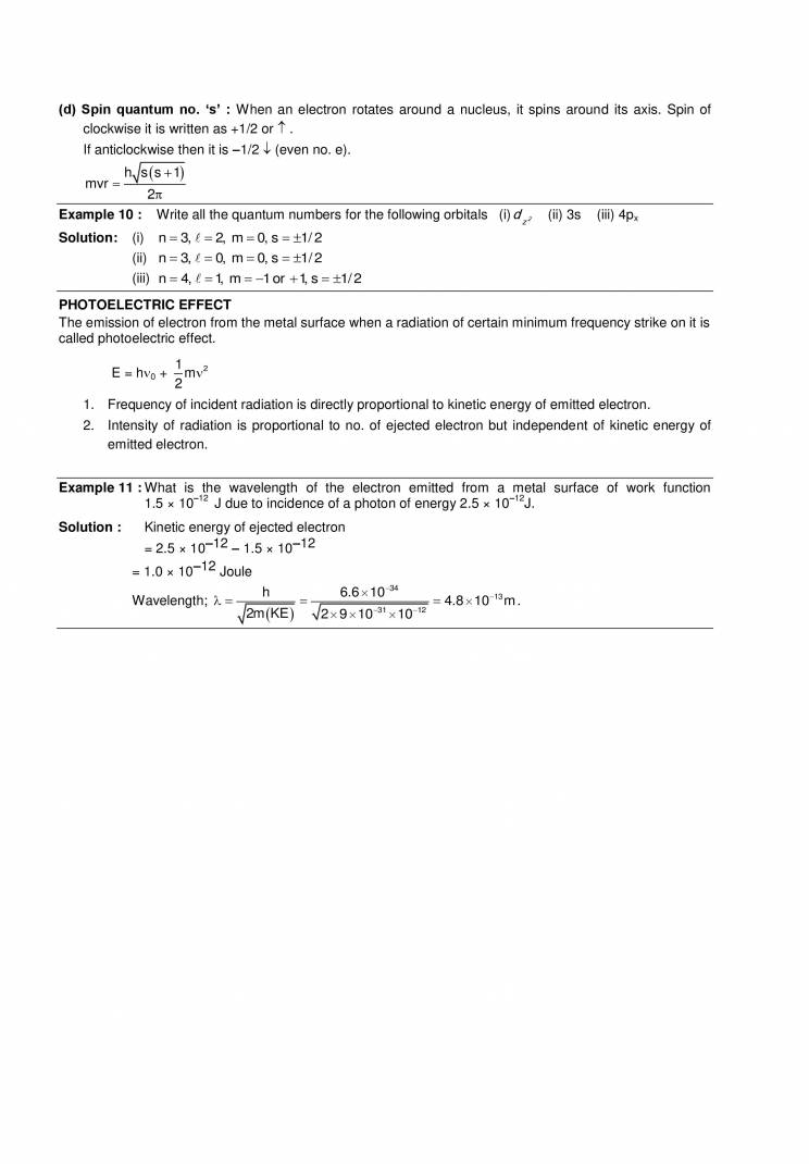 Atomic Structure - Notes - LearnPick India