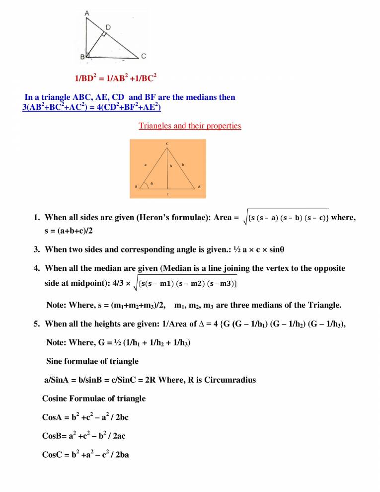 Mathematical Formula In Simplified Form - Notes - LearnPick India