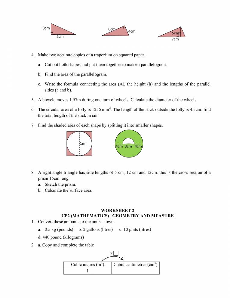 Mathematics Class 8 CIE (Cambridge International Education) - Notes ...