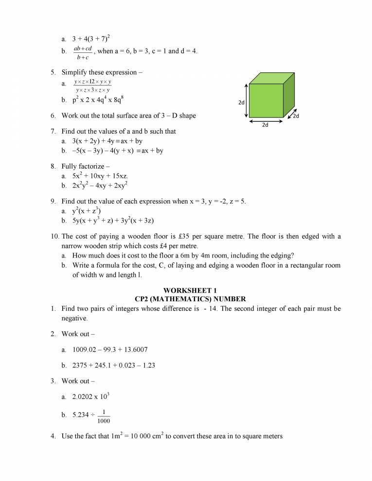 Mathematics Class 8 CIE (Cambridge International Education) - Notes ...