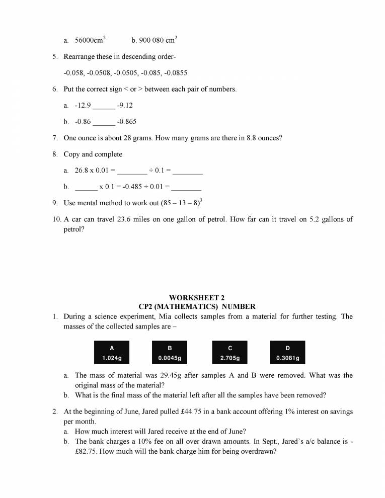 Mathematics Class 8 CIE (Cambridge International Education) - Notes ...