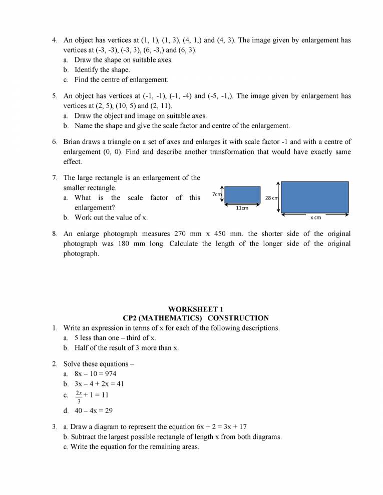 Mathematics Class 8 CIE (Cambridge International Education) - Notes ...