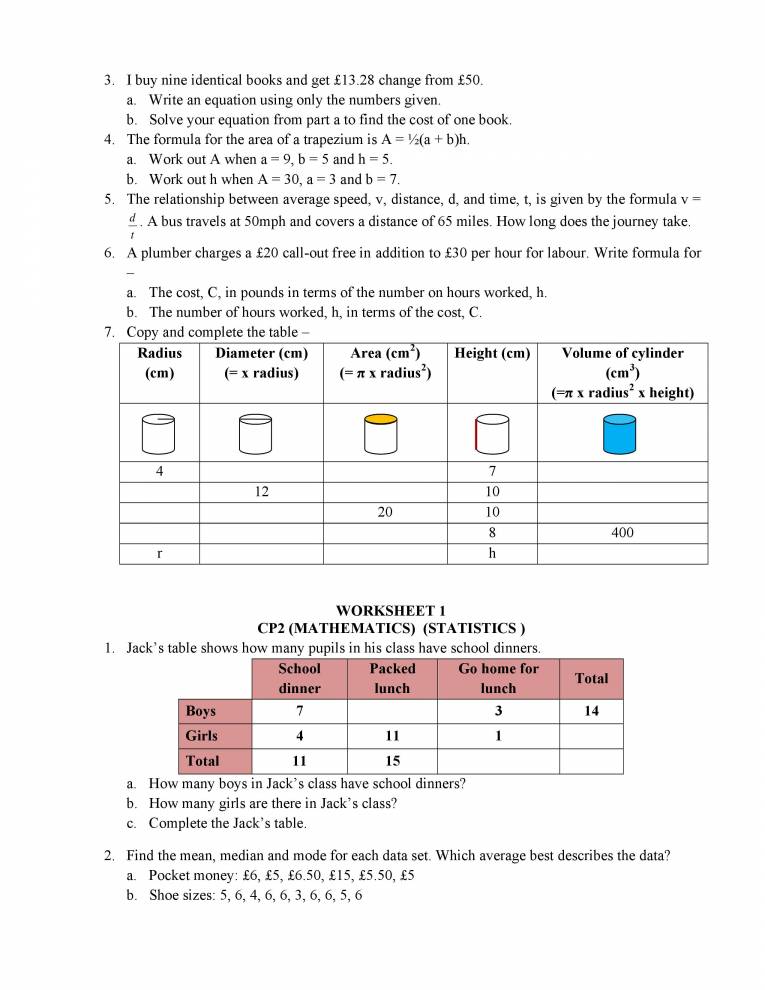 Mathematics Class 8 CIE (Cambridge International Education) - Notes ...