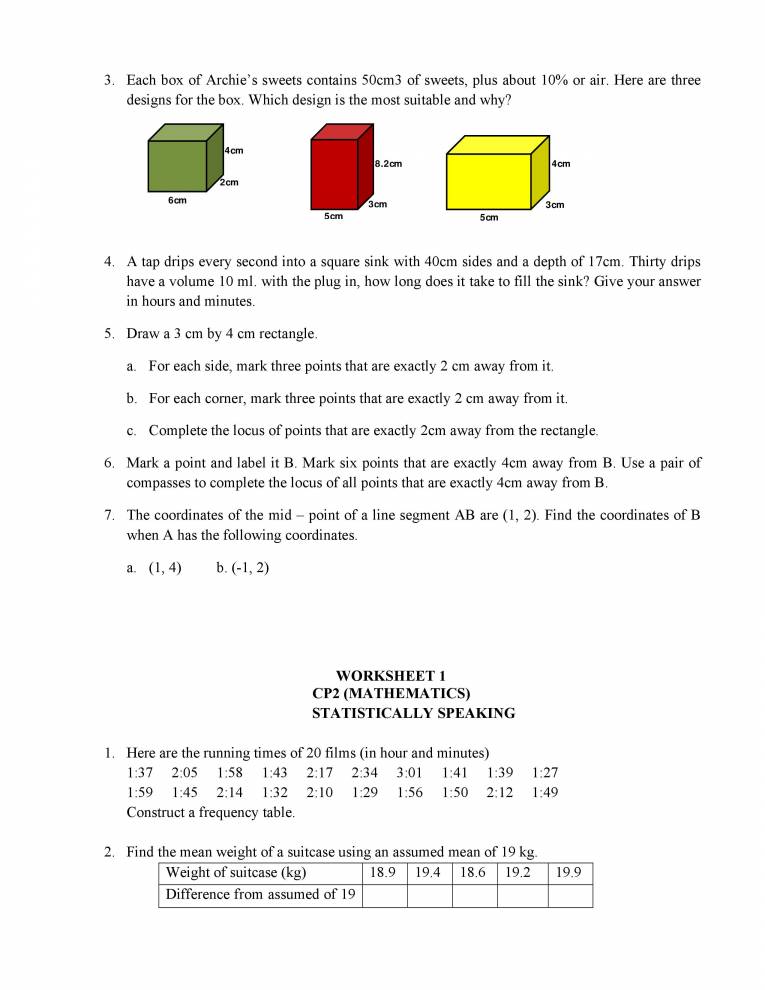Mathematics Class 8 CIE (Cambridge International Education) - Notes ...