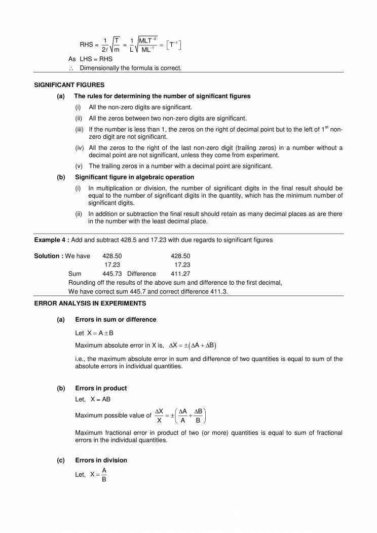 Physics Mechanics Notes - Notes - LearnPick India