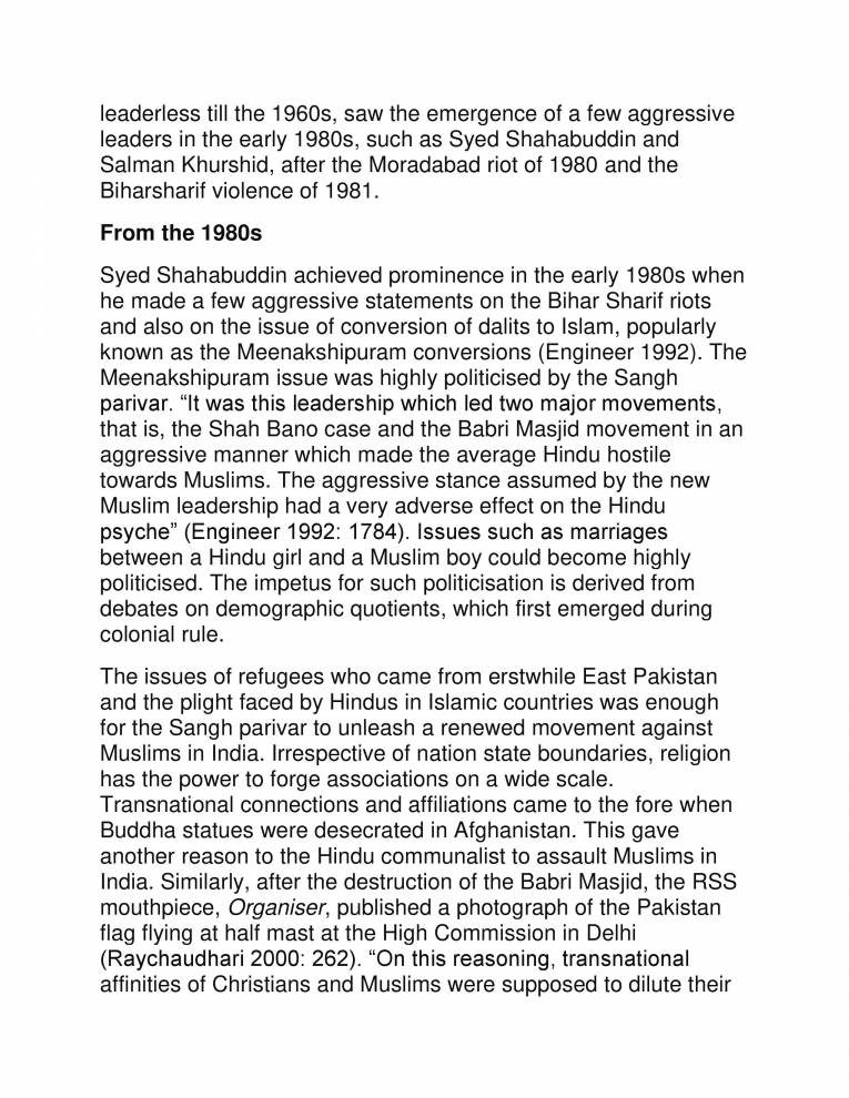 Communalism - Notes - LearnPick India