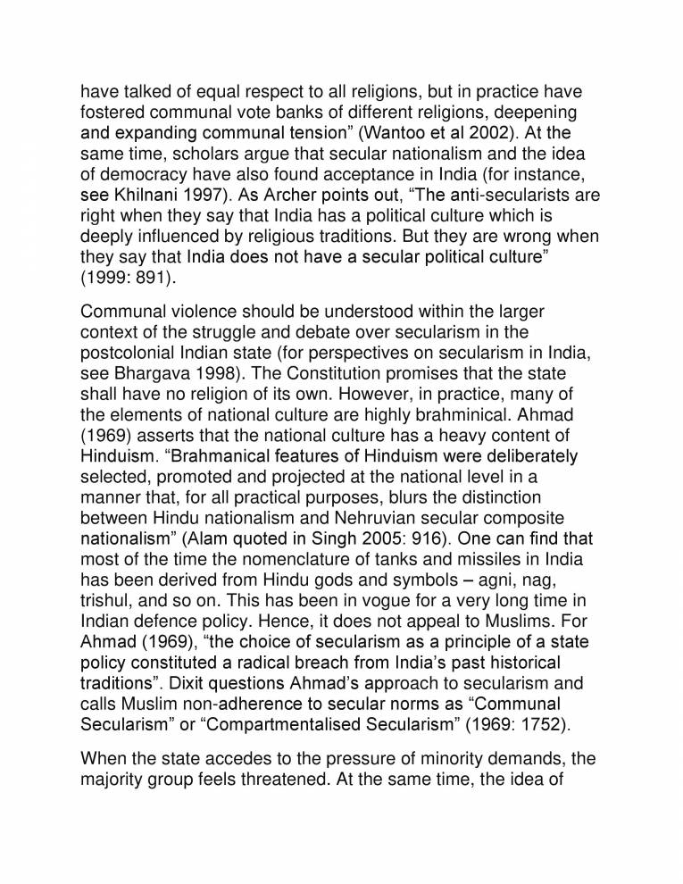 Communalism - Notes - LearnPick India