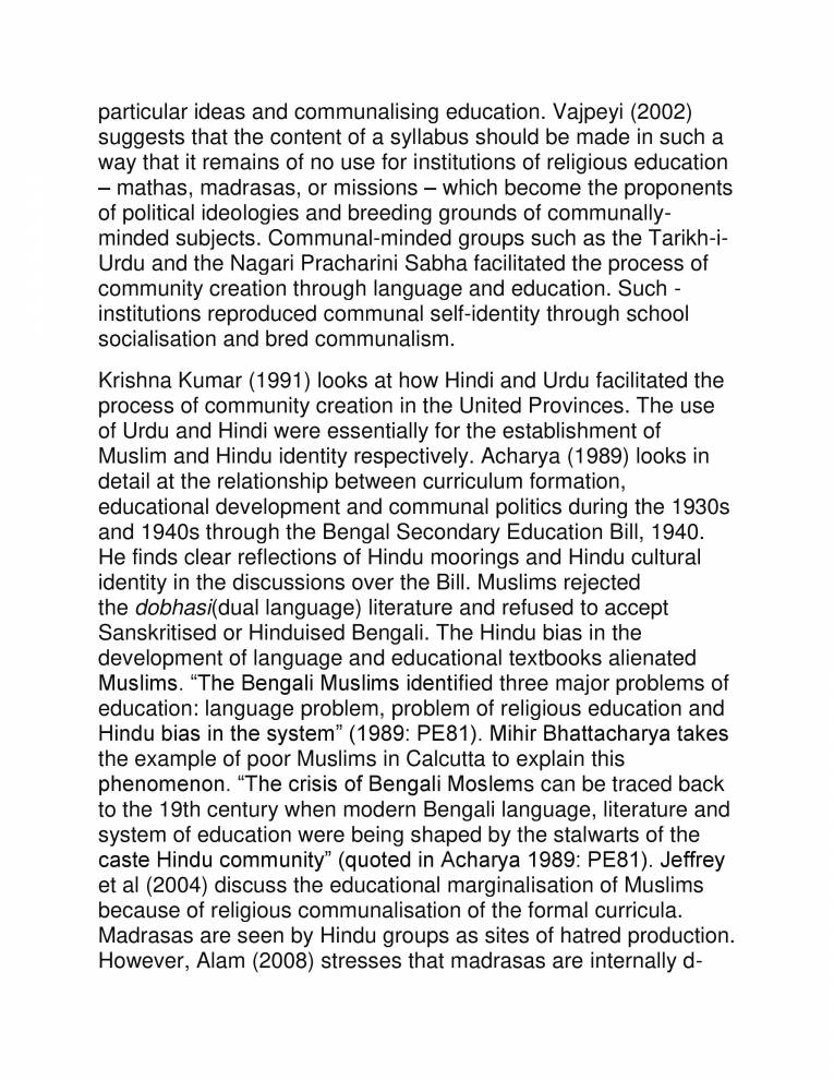 Communalism - Notes - LearnPick India