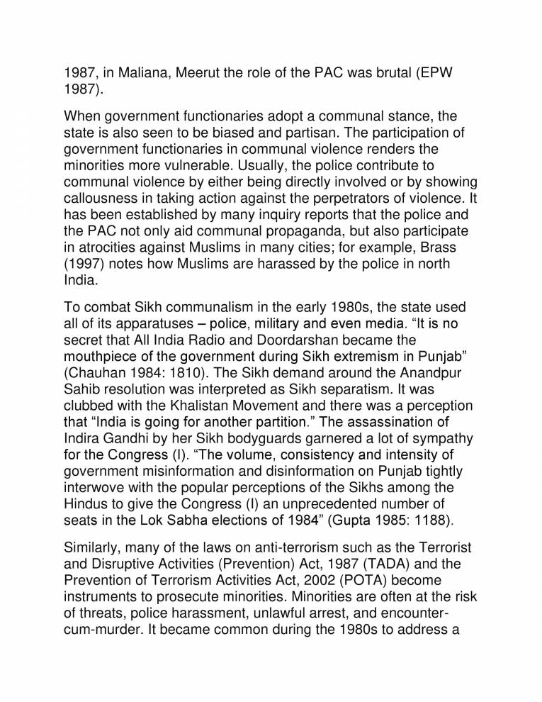 Communalism - Notes - LearnPick India