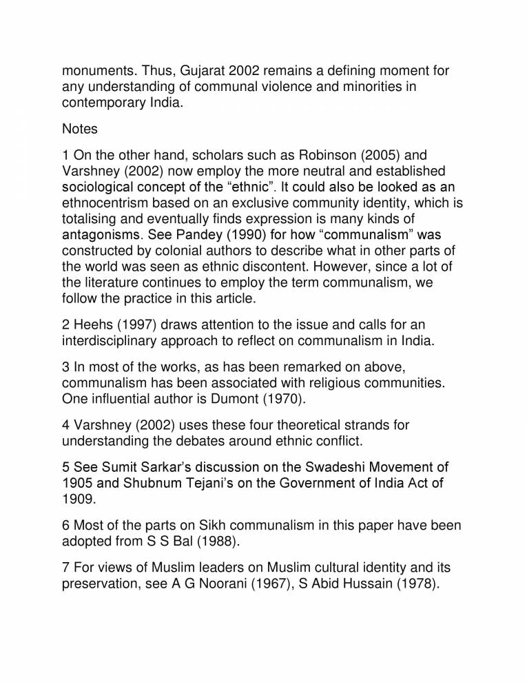 Communalism - Notes - LearnPick India