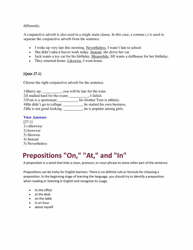 Basic English Grammer - Notes - LearnPick India