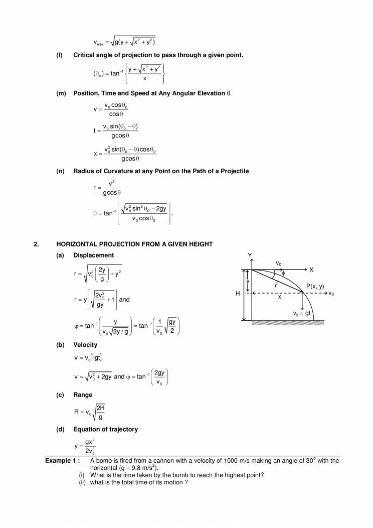 Physics Mechanics Notes - Notes - LearnPick India