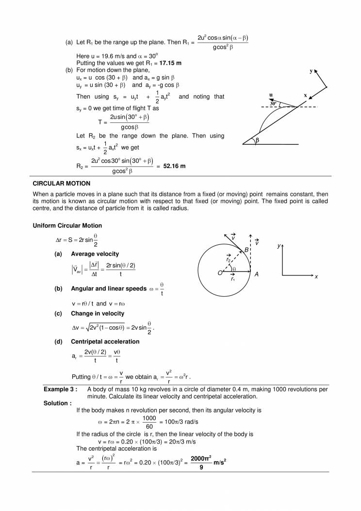 Physics Mechanics Notes - Notes - LearnPick India