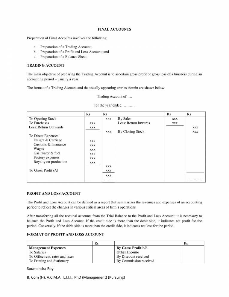 Basics Of Accounting - Notes - LearnPick India