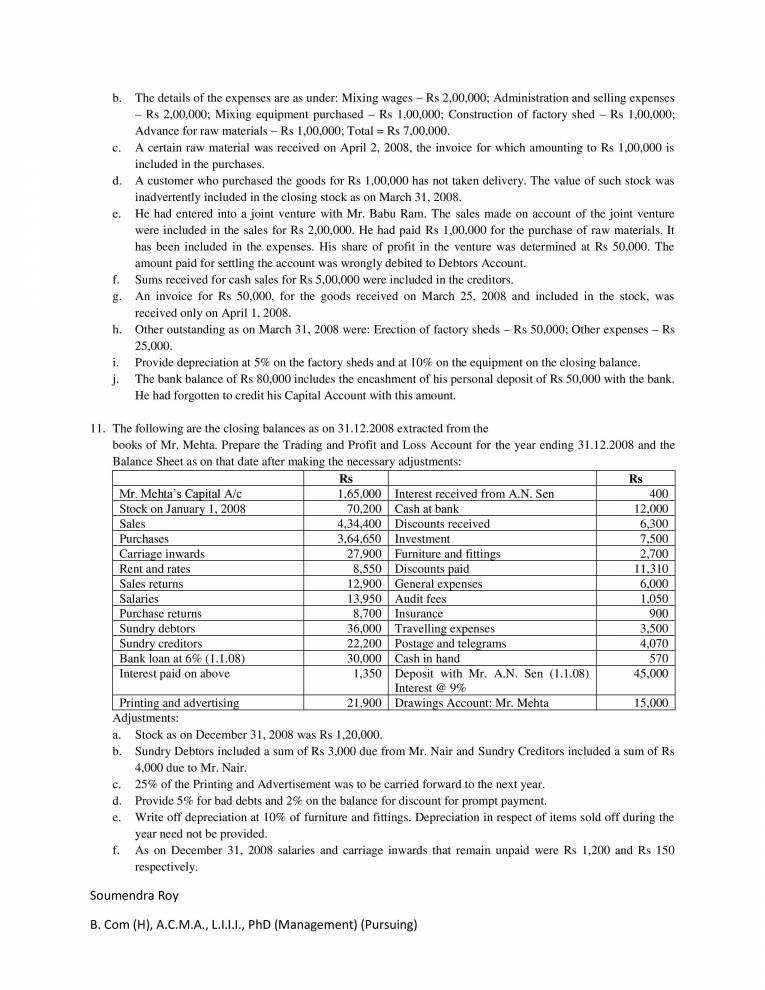 Basics Of Accounting - Notes - LearnPick India