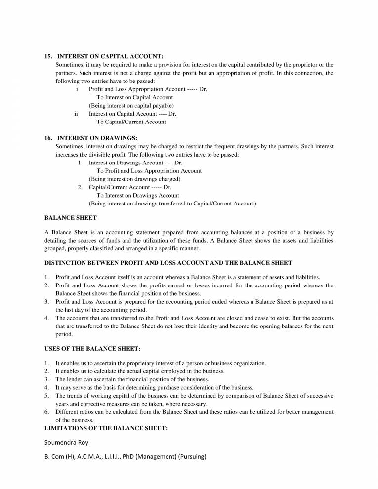 Basics Of Accounting - Notes - LearnPick India