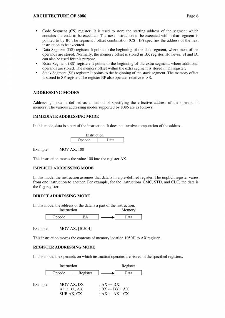 Microprocessor - Notes - LearnPick India