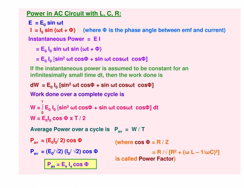 Physics : Class 12th : Electromagnetic Induction Notes - Notes ...
