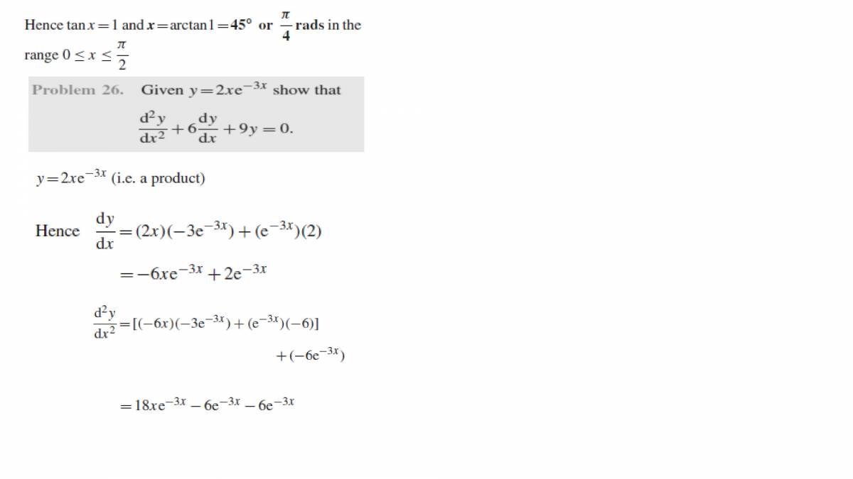 Differential Calculus Basic Calculus Rules Problem Solving - Notes ...