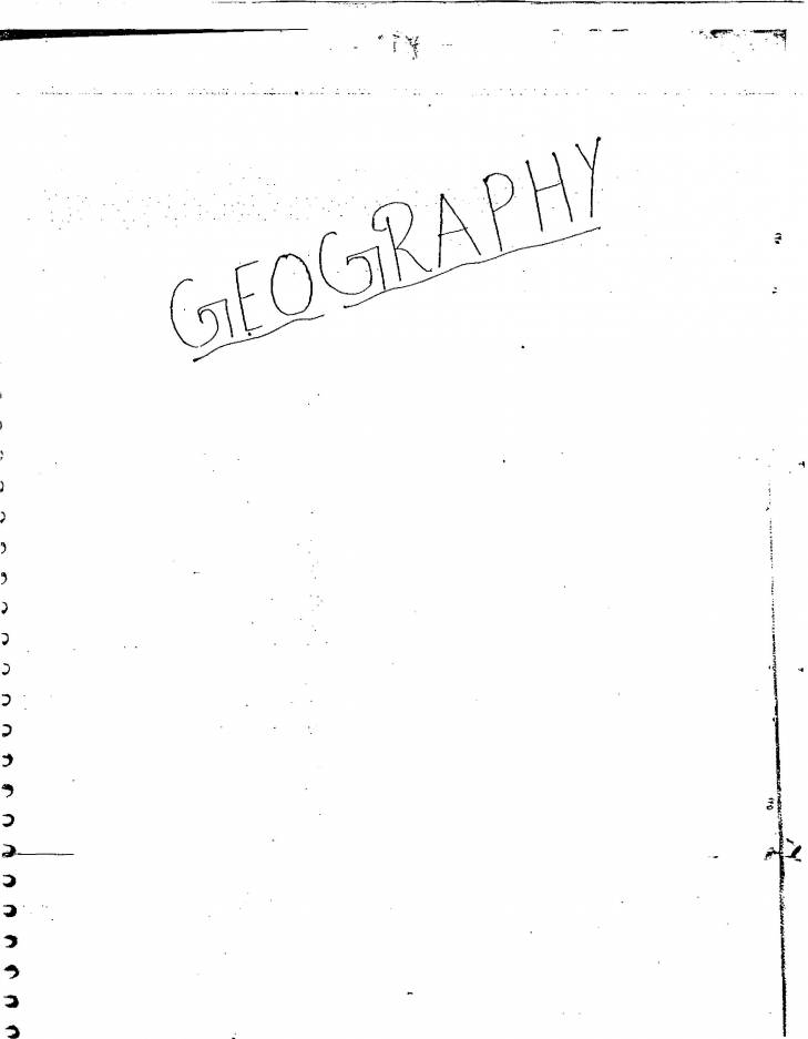 Geography Notes For SSC - Notes - LearnPick India