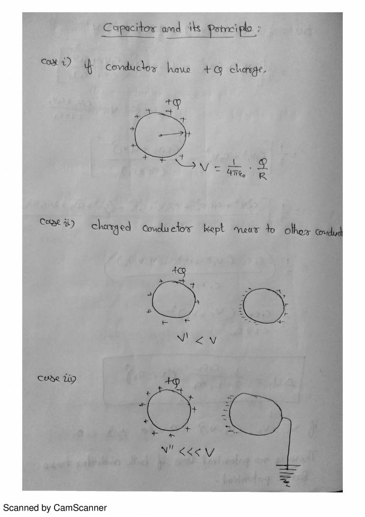 Capacitor - Notes - LearnPick India